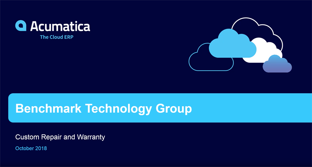 Benchmark Technology Group - Acumatica Case Study