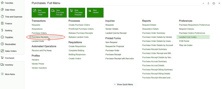 Acumatica Landed Cost and Complex Calculations